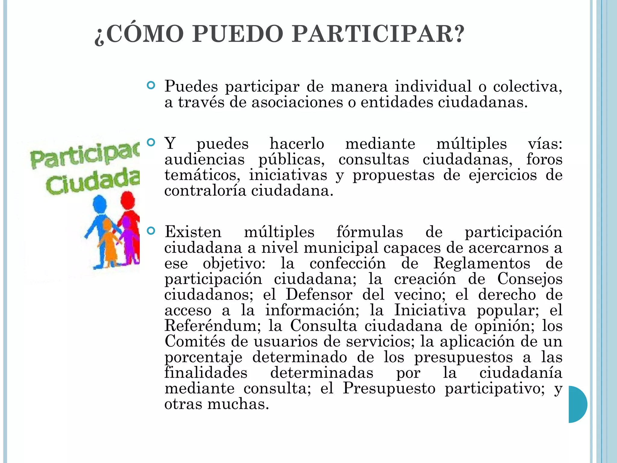 Participacion ciudadana | PPT