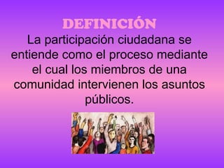 Participacion ciudadana | PPT