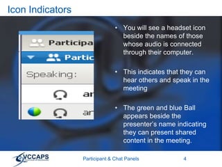 Participant & chat panels | PPTX