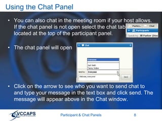 Participant & chat panels | PPTX