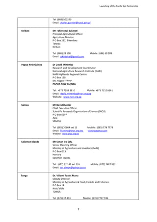 List of participant | PDF