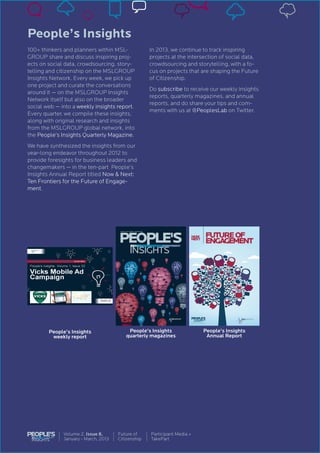Participant Media + TakePart: People's Insights Vol. 2 Issue 8 | PDF ...