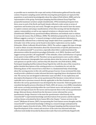 Participant Sampling And Recruitment Essay Paper.docx