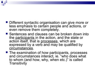 Participants and processes | PPT