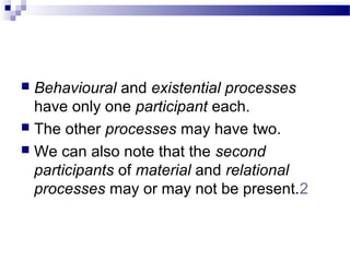 Participants and processes | PPT