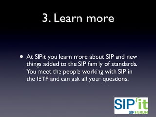 Participate in SIPit | PDF | Technology & Computing