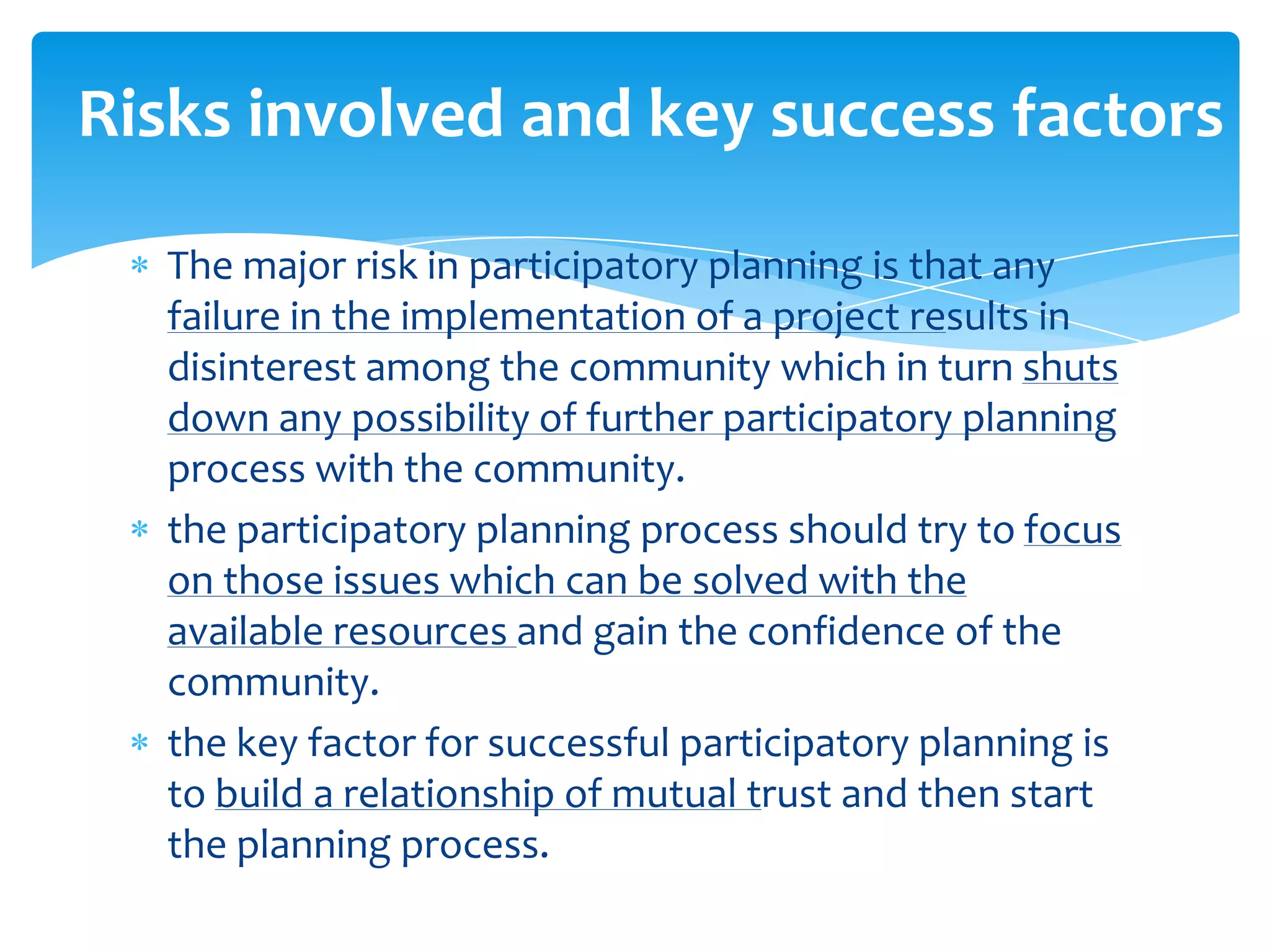 Participatory planning | PPTX