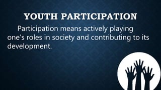 Participation and volunteerism | PPTX