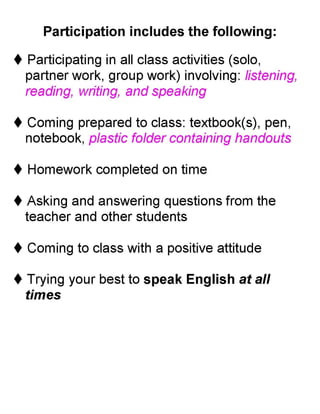 Participation checklist | PDF