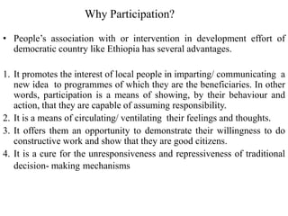 Participation in Development. 1.ppt | Civic affairs | Politics