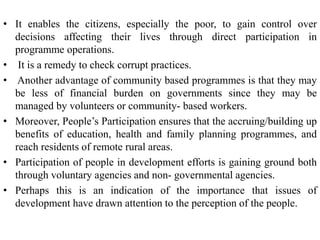 Participation in Development. 1.ppt | Civic affairs | Politics