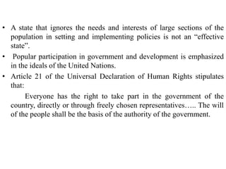 Participation in Development. 1.ppt | Civic affairs | Politics