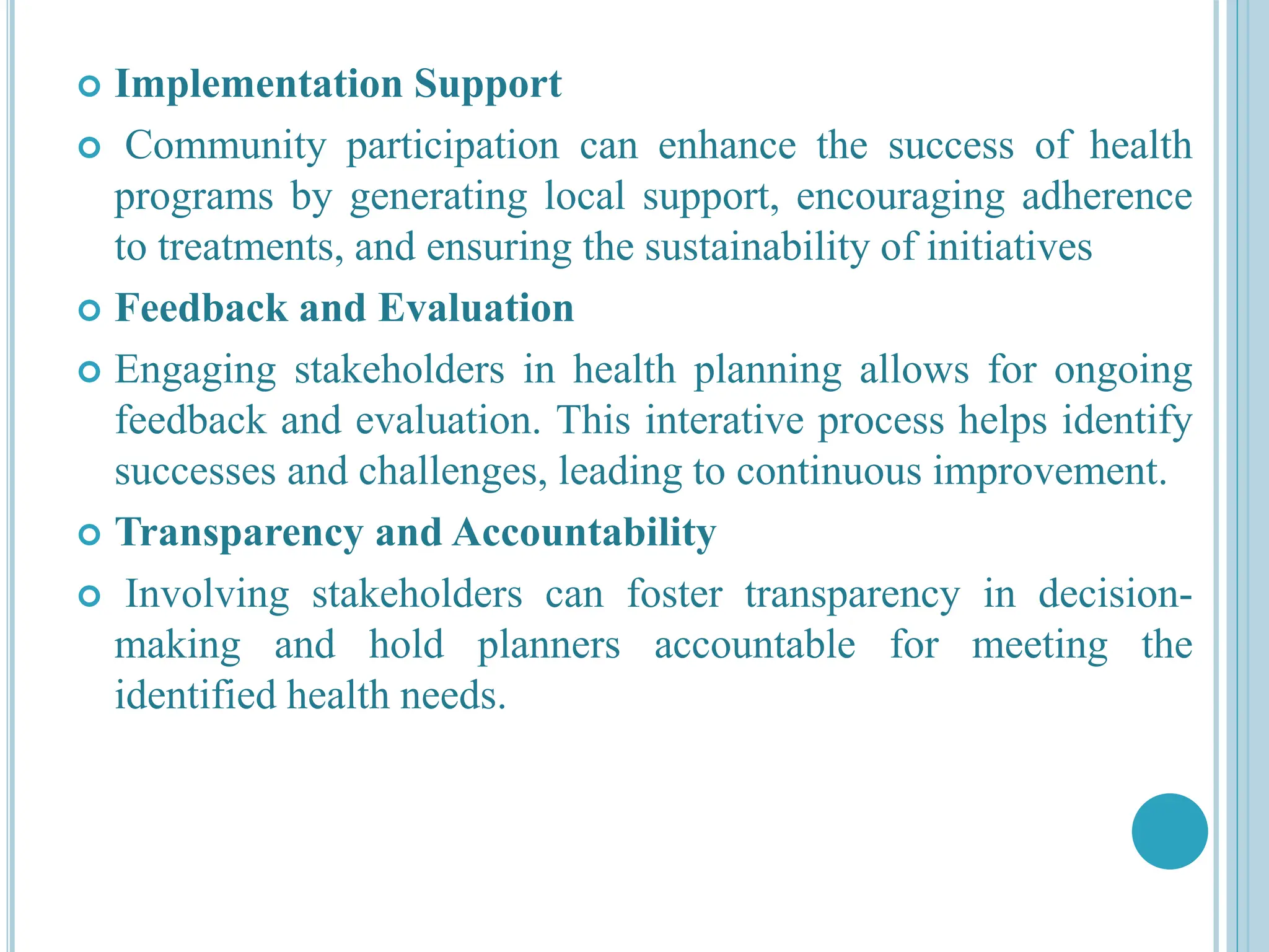 Participation of community and stake holders in health.pptx