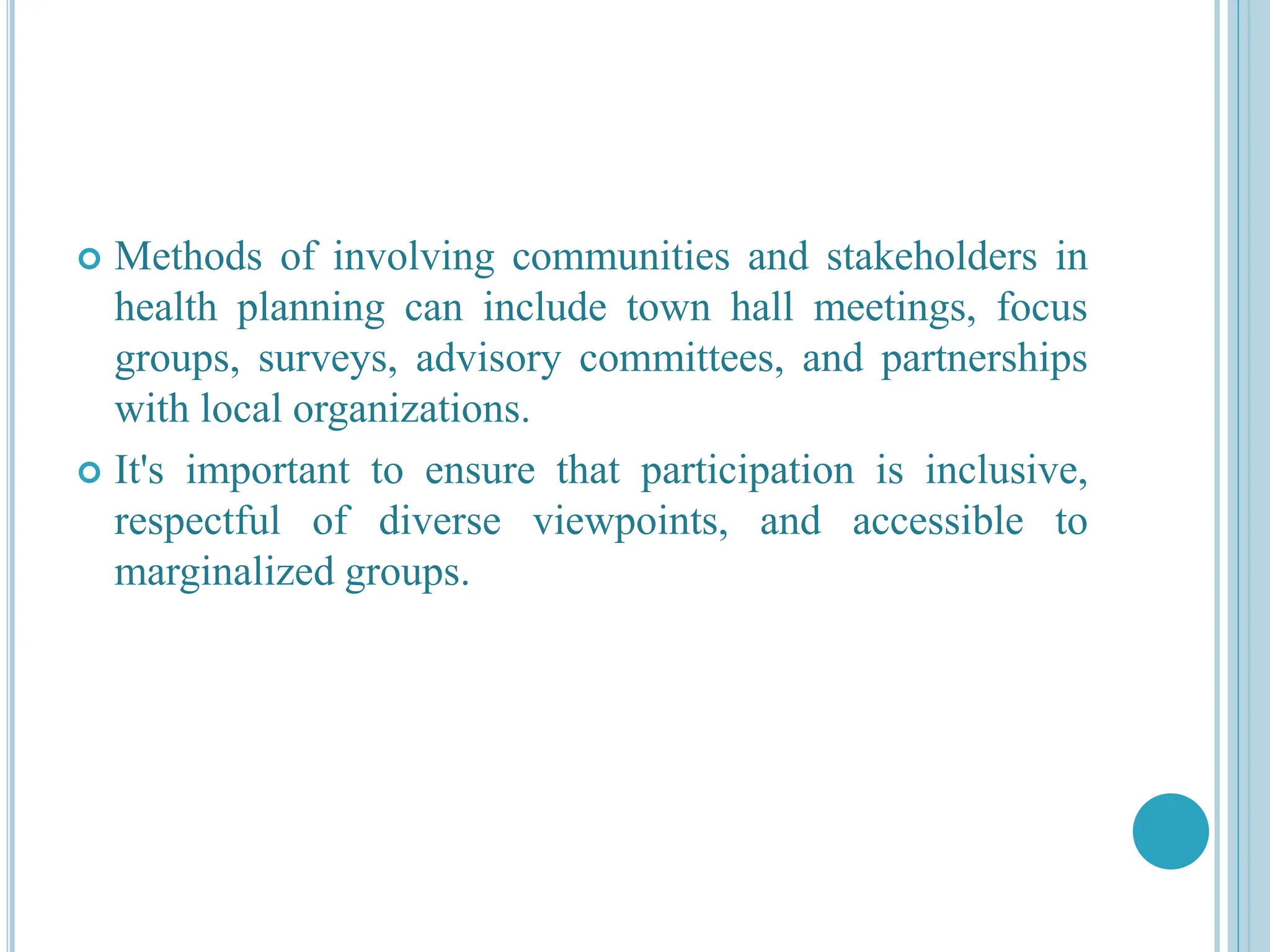 Participation of community and stake holders in health.pptx
