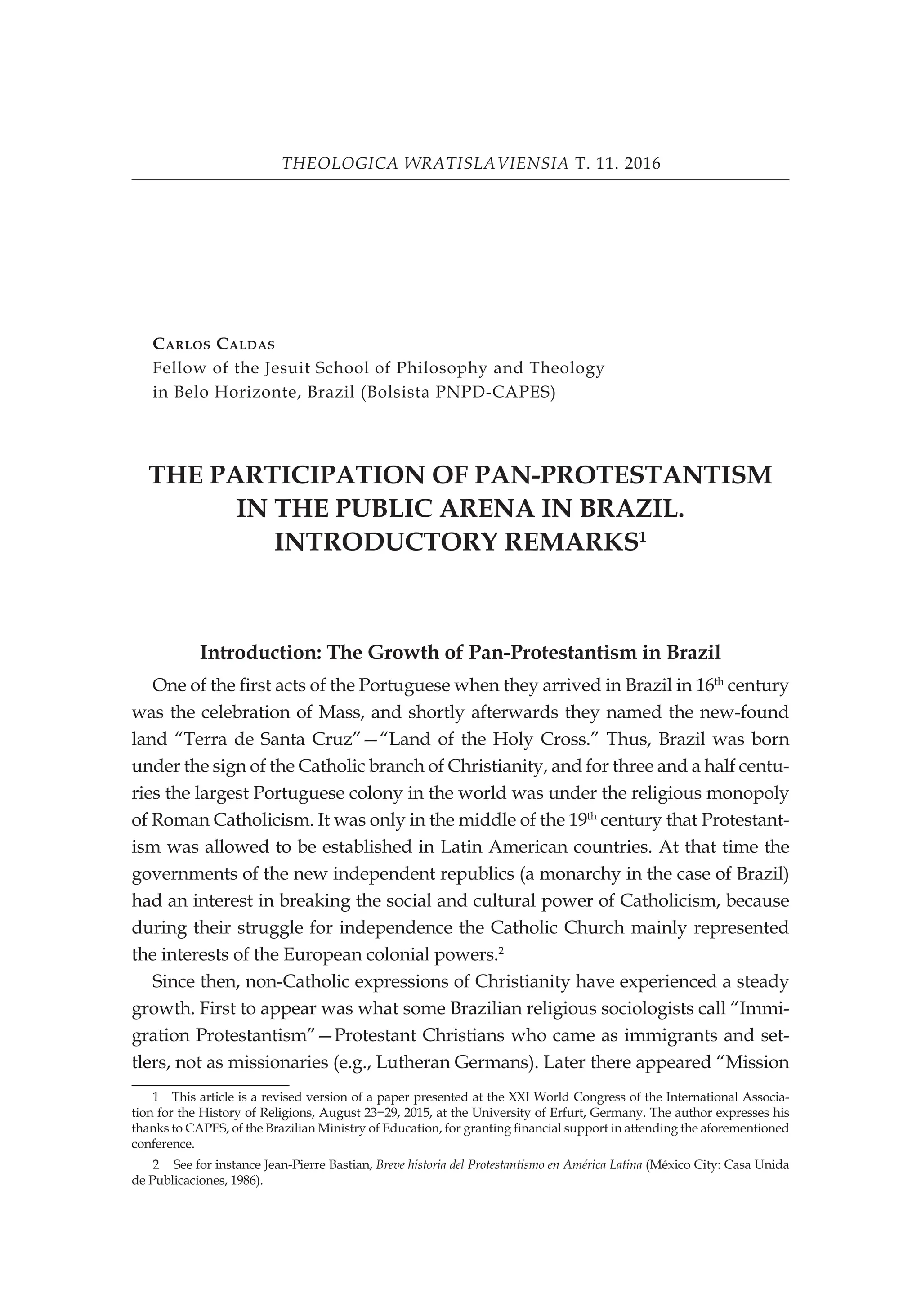 Participation_of_Pan_Protestantism in Public Arena | PDF