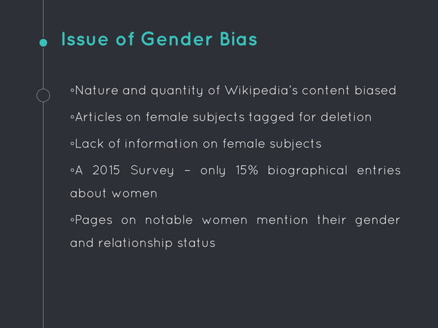 Participation of women in Wikipedia editing | PPT