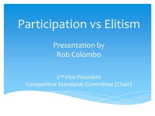 Participation vs Elitism | PPTX