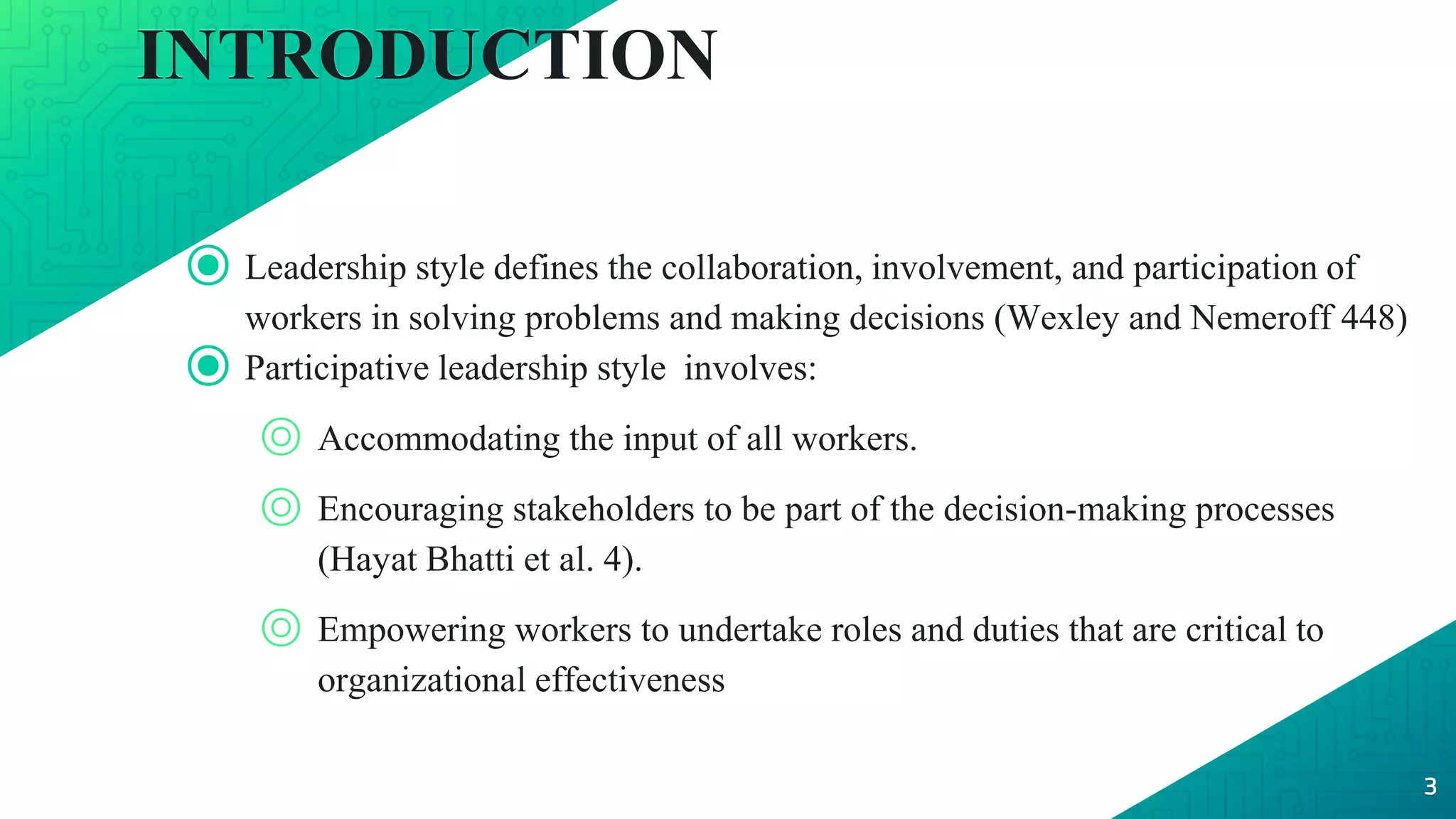 Participative Leadership Style.pptx | Human Resources | Business