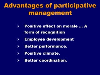 Participative Management | PPT