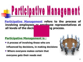 Participative management | PPT