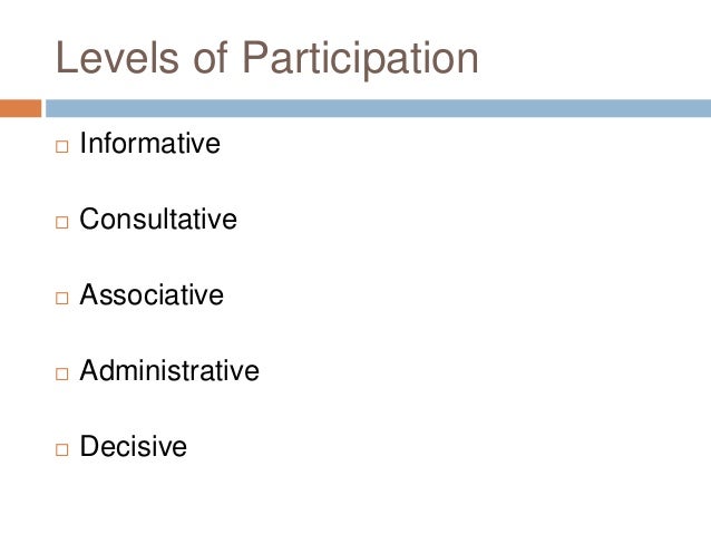 Participative management Participative management