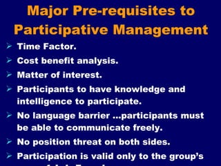 Participative Management | PPT