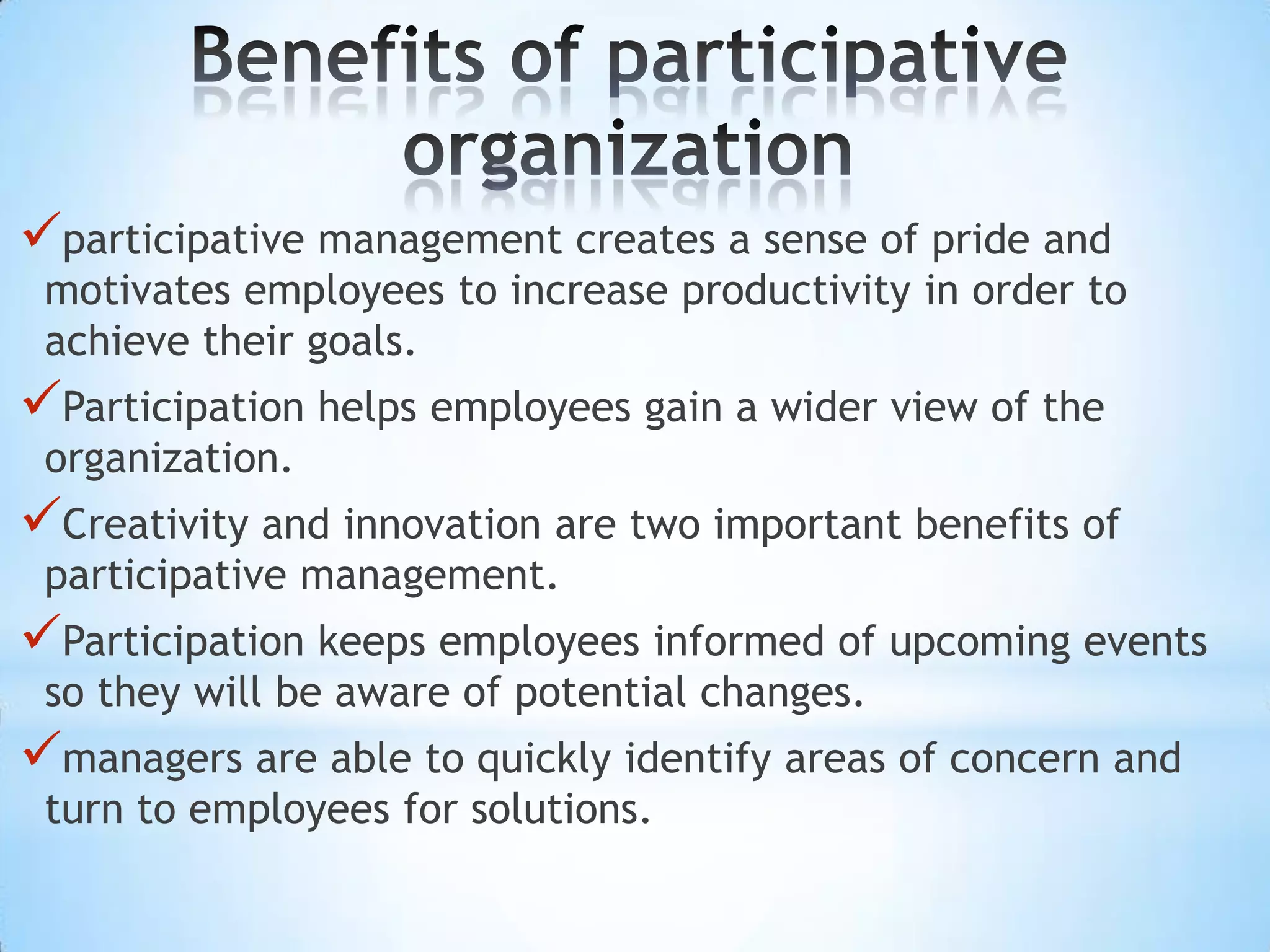 Participative organization | PPTX