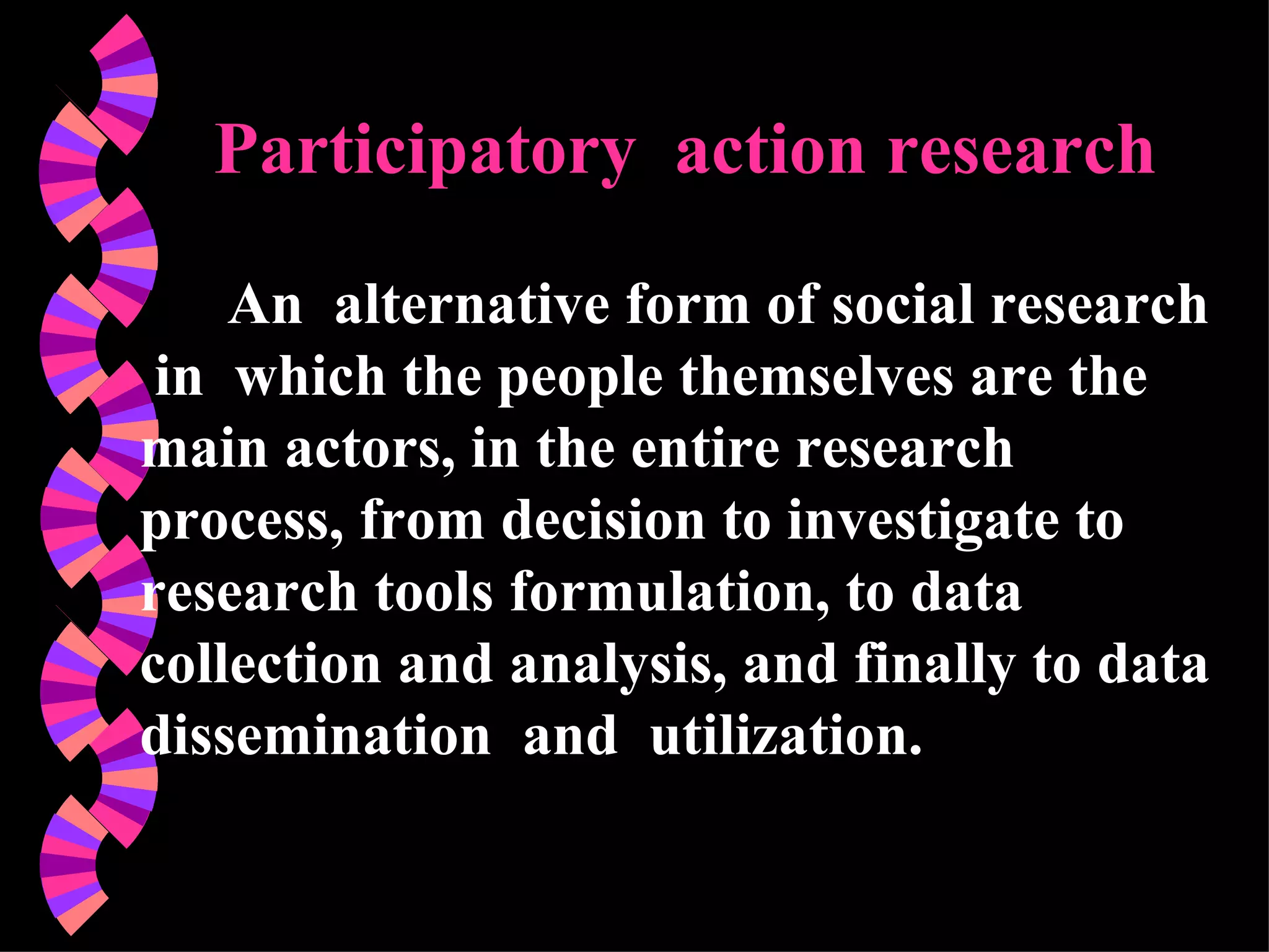 Participatory action research | PPT