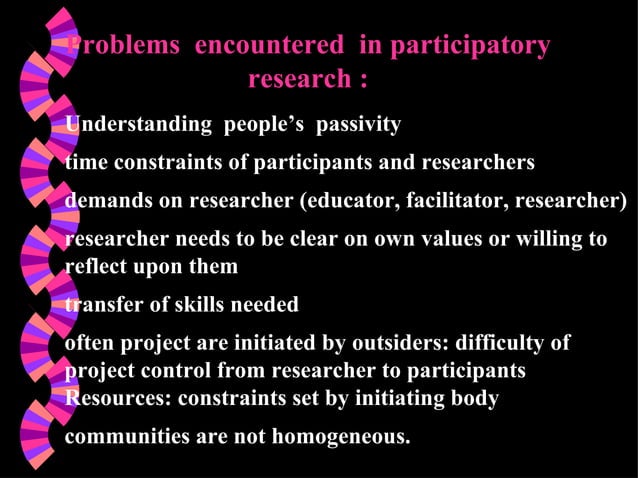 Participatory action research | PPT