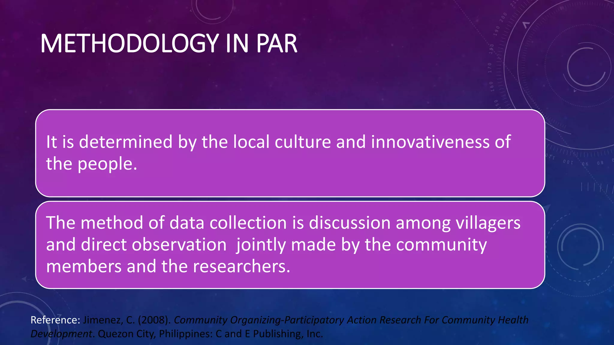PARTICIPATORY ACTION RESEARCH | PPTX