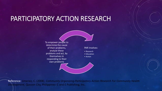 PARTICIPATORY ACTION RESEARCH | PPTX
