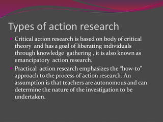 Participatory Action Research | PPTX