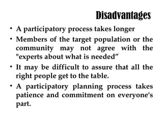 Participatory approach | PPT