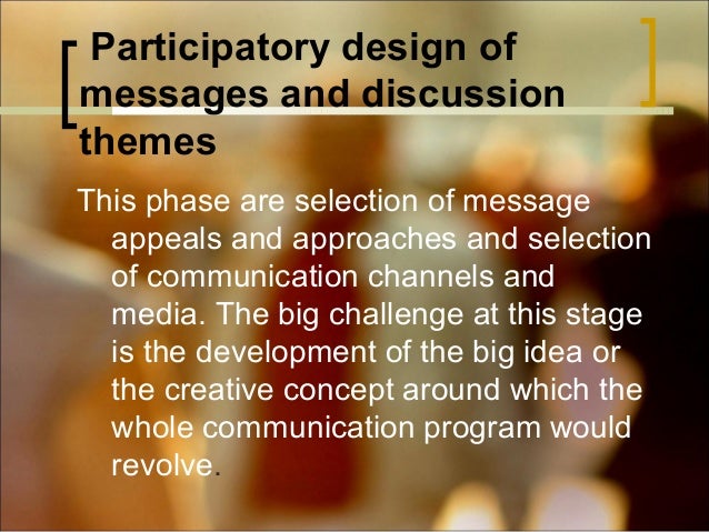 Participatory approach