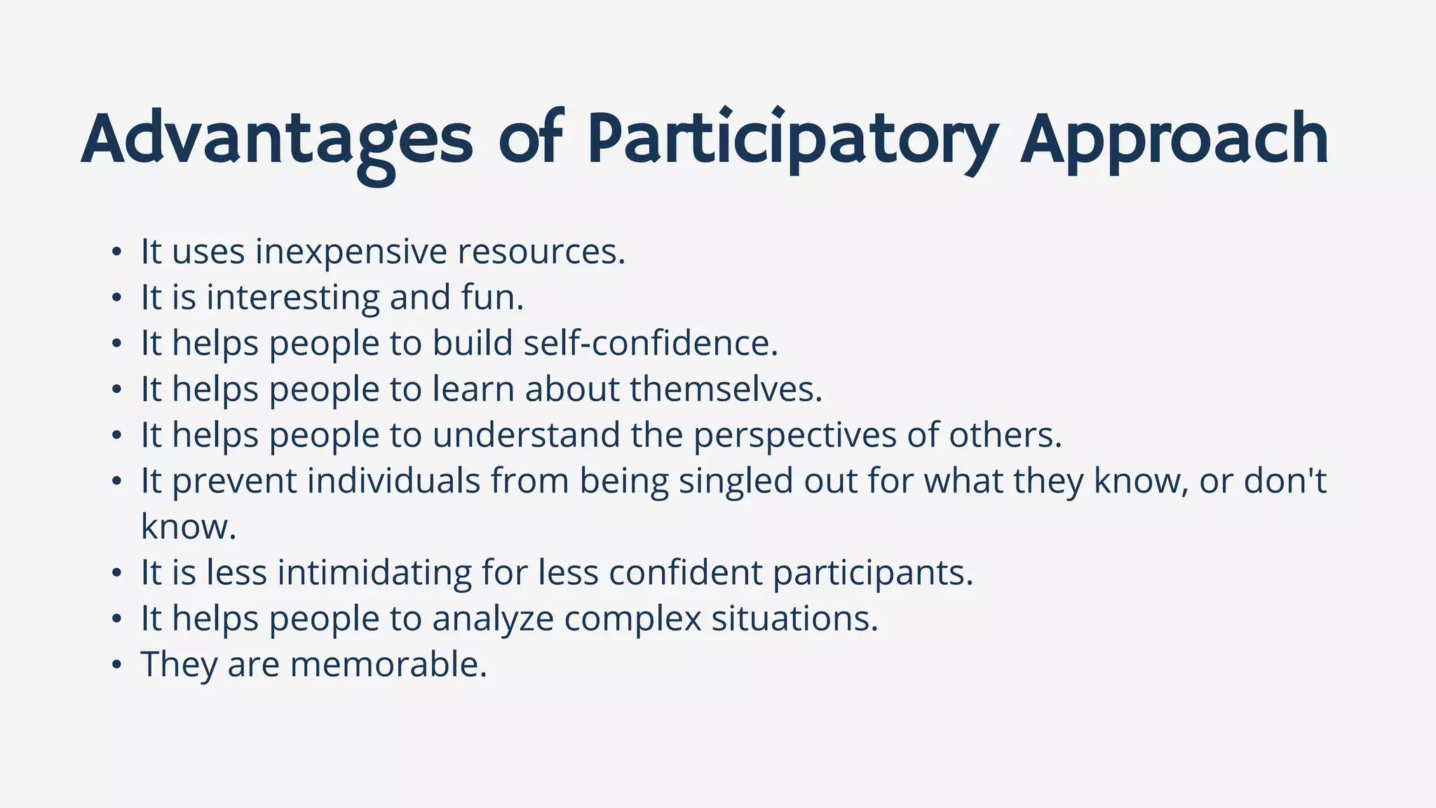 Participatory approach | PPTX