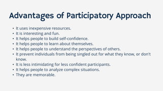 Participatory approach | PPTX