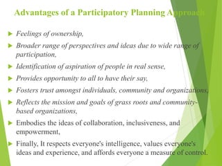 Participatory Approach (PA) | PPTX