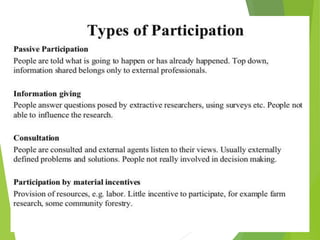 Participatory Approach (PA) | PPTX
