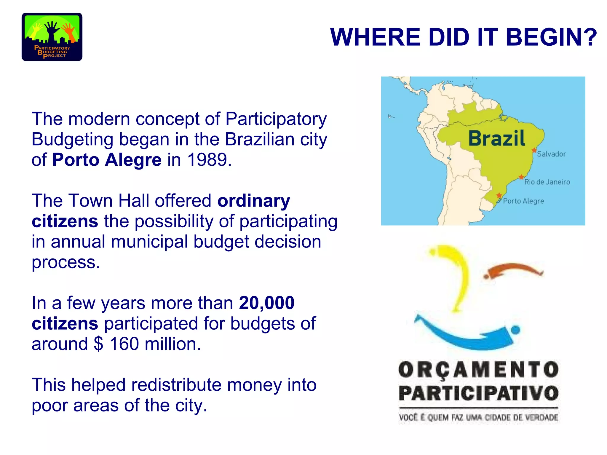 Participatory Budgeting | PPT
