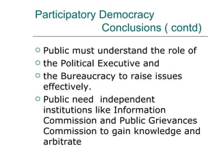 Participatory democracy29.12.10