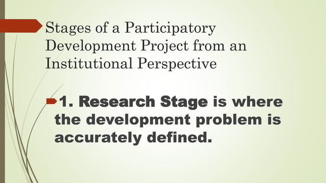 Participatory development | PPTX | Non-Profit Organizations | Industries