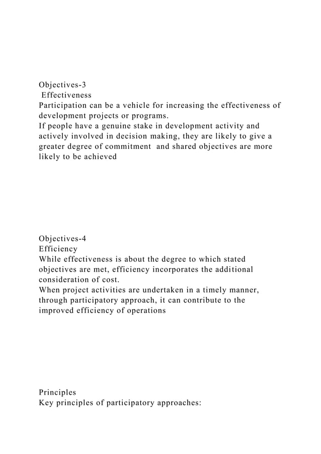 Participatory Development Particip.docx