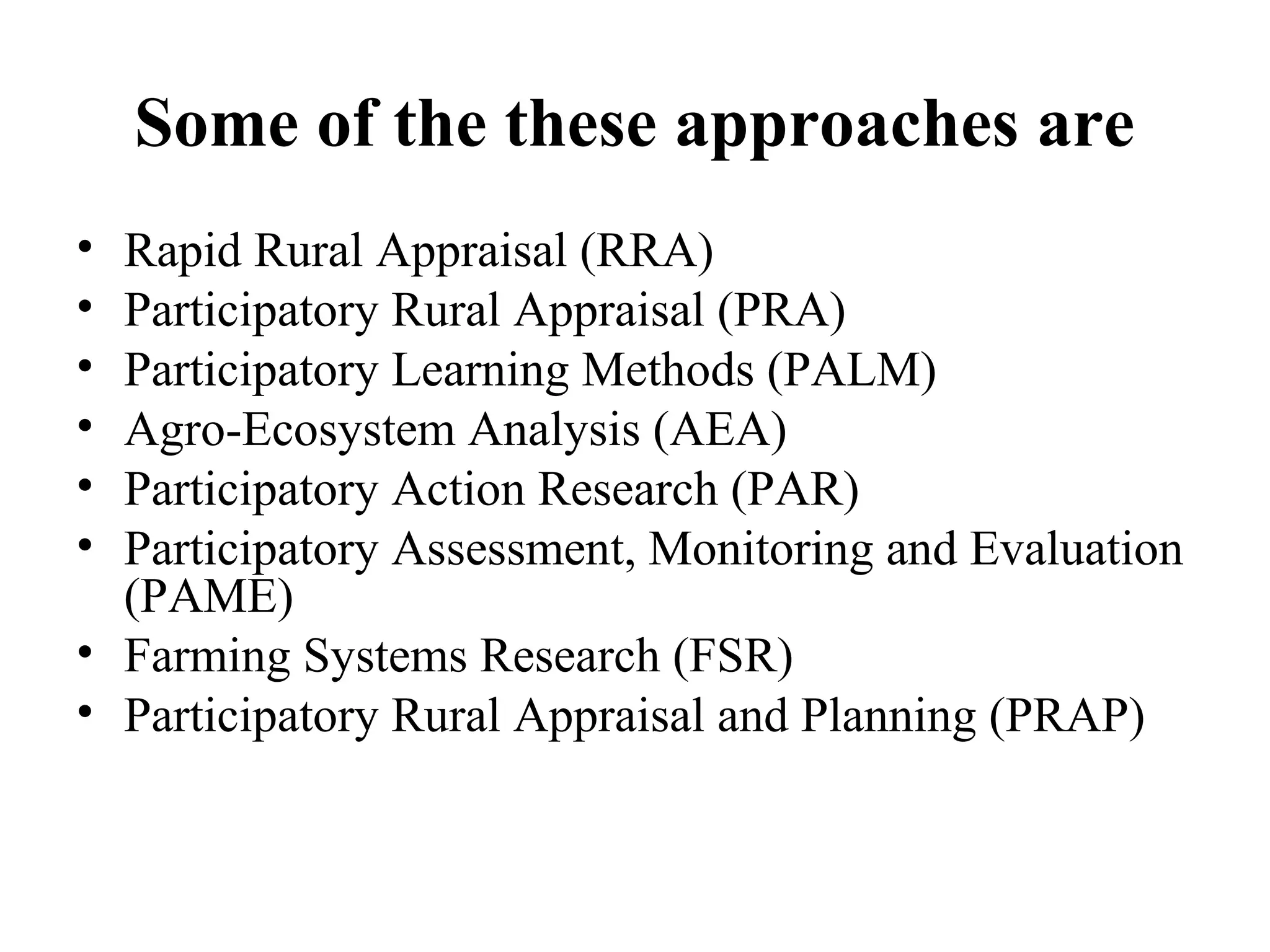 Participatory extension | PPT