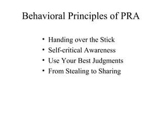 Participatory extension | PPT