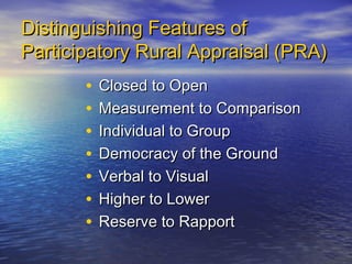 Participatory extension method | PPT