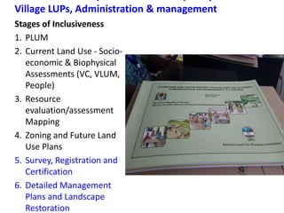 Participatory land use planning, administration and management ...