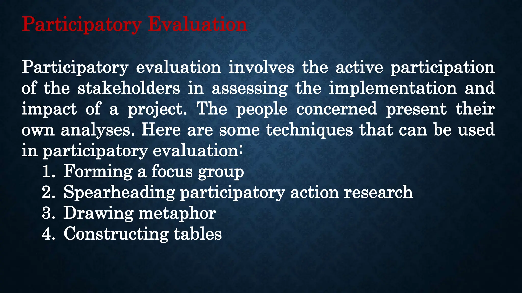 Participatory monitoring and evaluation.pptx