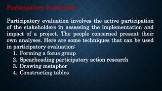 Participatory monitoring and evaluation.pptx
