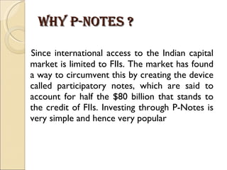 Participatory Note 2003 | PPT