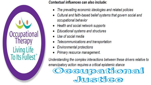 Participatory Occupational Justice Framework | PPTX